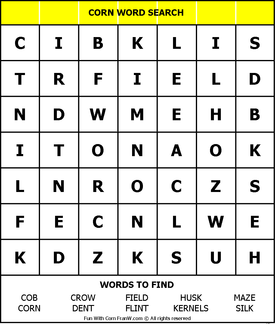 Fun With Corn – FranW.com