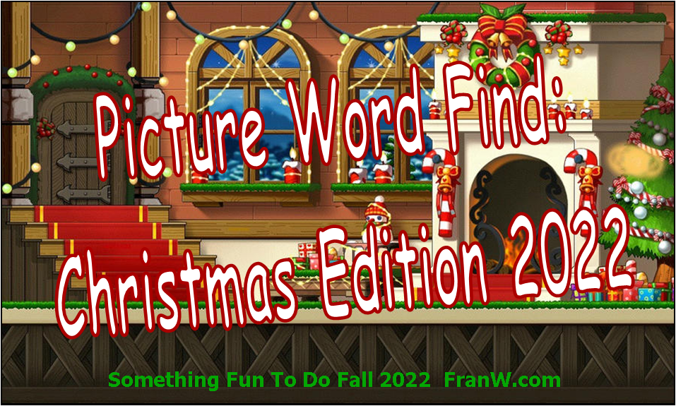 Picture Word Find: Christmas 2022 Edition – FranW.com