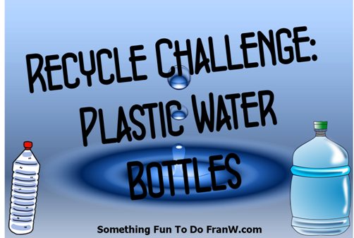 Recycle Challenge: Water Bottle Challenge – FranW.com