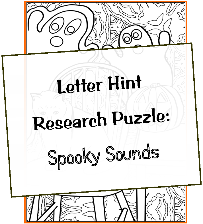 Spooky Sounds Letter Hint – FranW.com